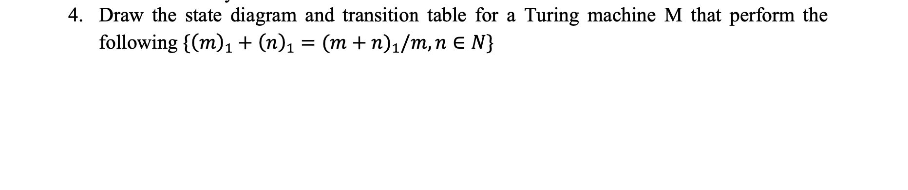 Draw the state diagram and transition table for a | Chegg.com