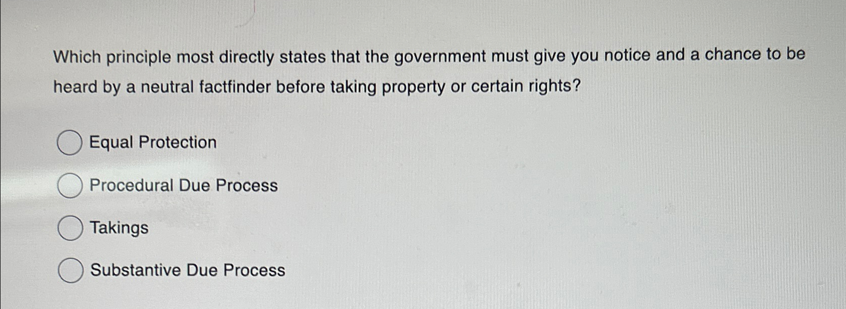 Solved Which principle most directly states that the | Chegg.com