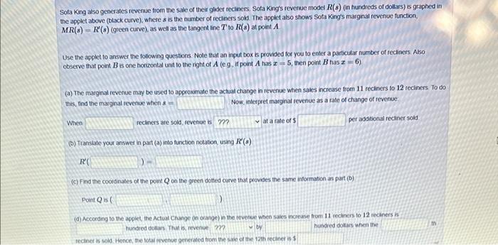 Solved Sota King also generates revenue from the saie of | Chegg.com