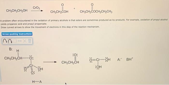 Solved yields propanoic acid and propyl propanoate. Draw | Chegg.com