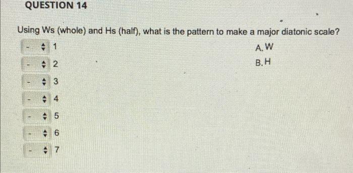 Solved QUESTION 1 How many half steps are between C and | Chegg.com