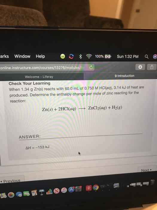 Solved arks Window Help O S * 100% G7 Sun 1:32 PM a | Chegg.com