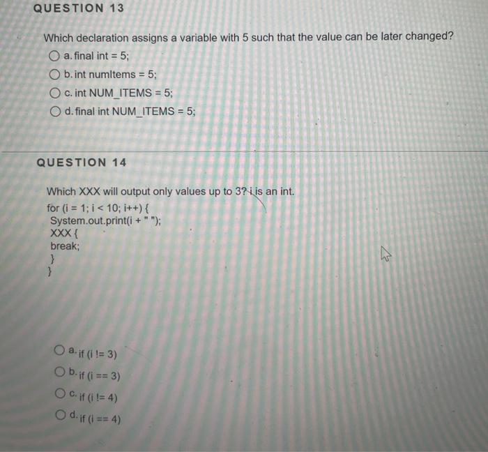 Solved QUESTION 6 An identifier can O a. be a reserved word | Chegg.com