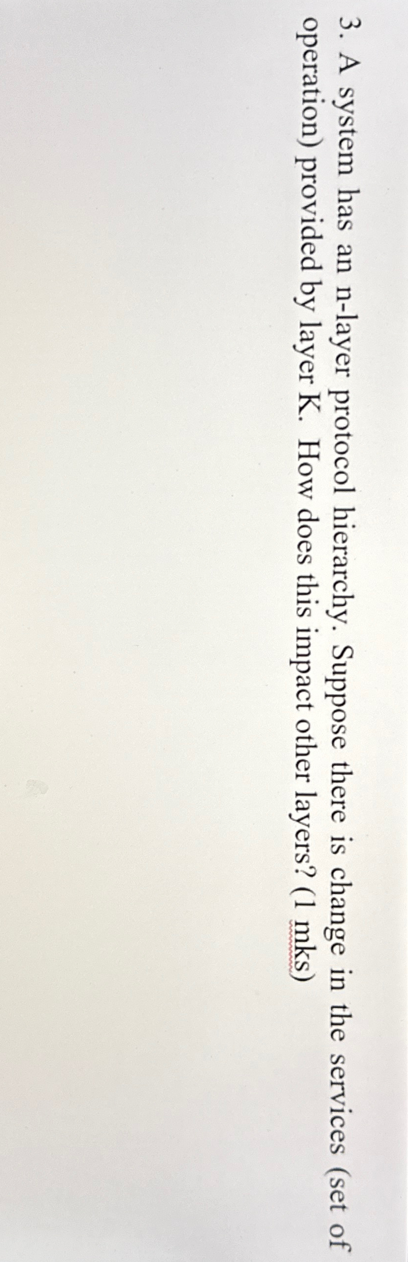 Solved A system has an n-layer protocol hierarchy. Suppose | Chegg.com