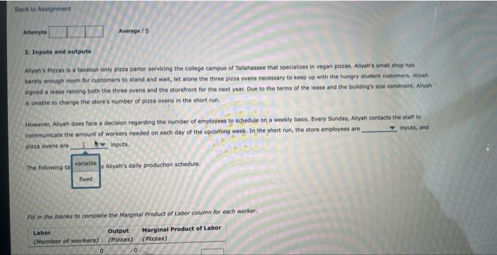 Solved Allyah's Pizzas is a takeout-only pizza parlor | Chegg.com