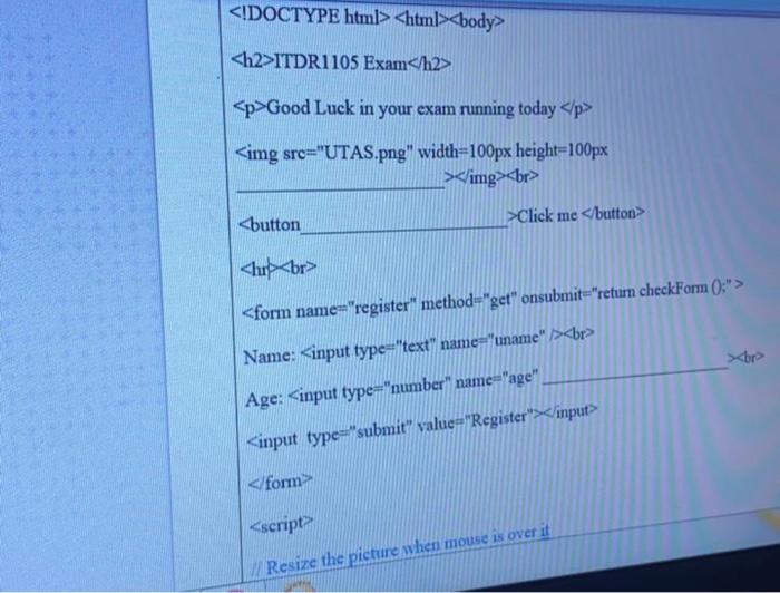Solved Modify the below code to do the following:a- Double | Chegg.com