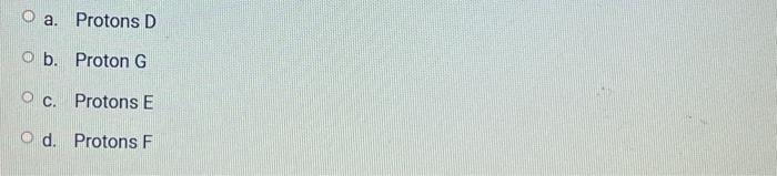 Match HNMR peaks to protons sets of the structure | Chegg.com