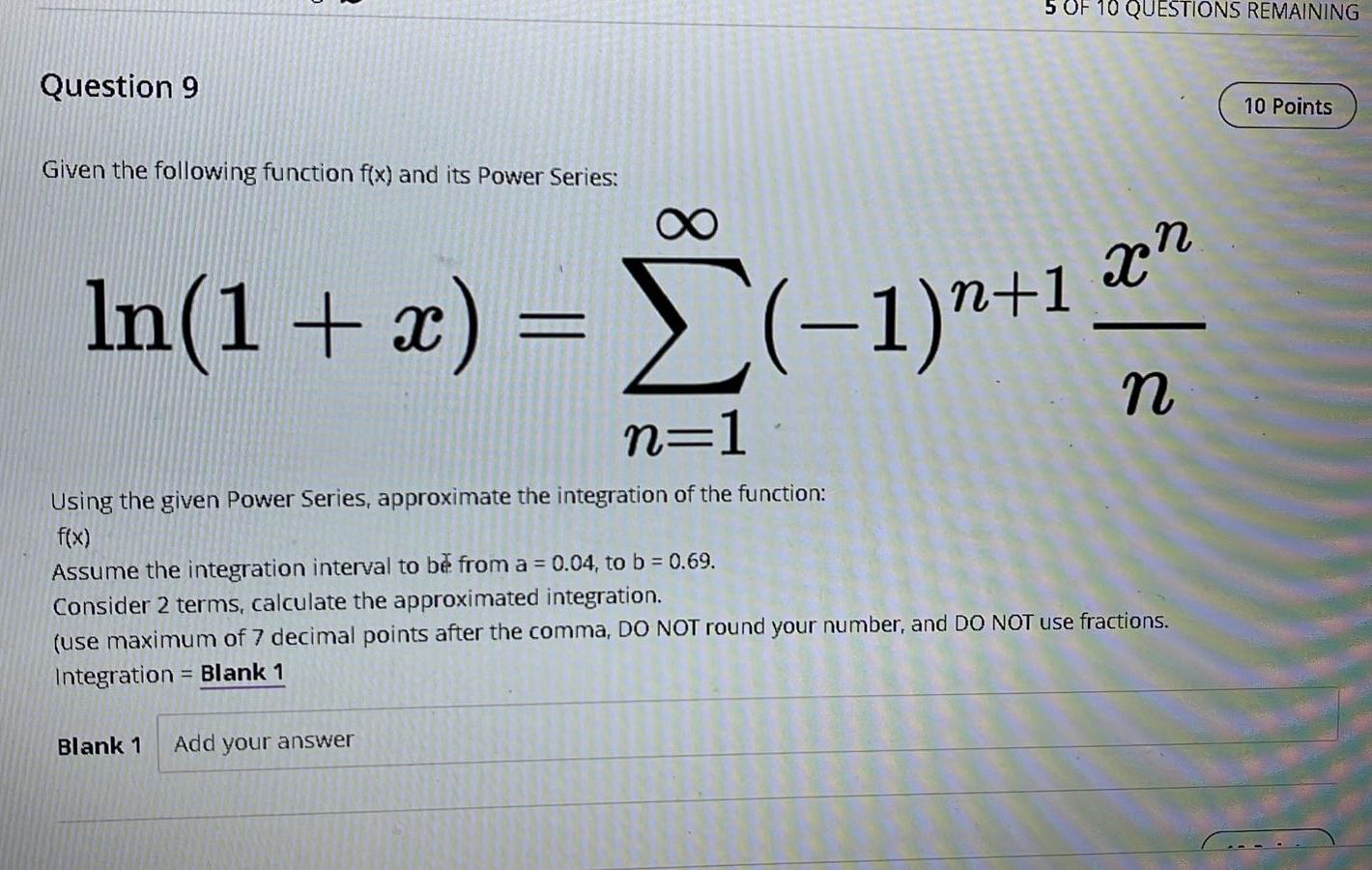 Solved Question 9\\nGiven the following function f(x) and | Chegg.com