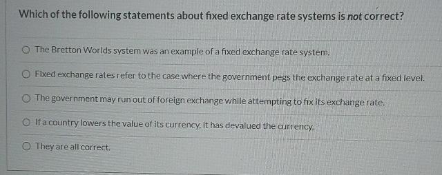 Solved Which of the following statements about fixed | Chegg.com