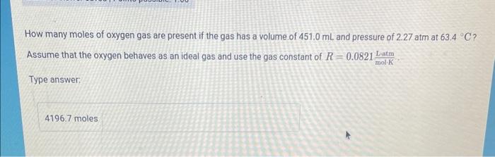 Solved Suppose a volatile liquid is completely vaporized | Chegg.com