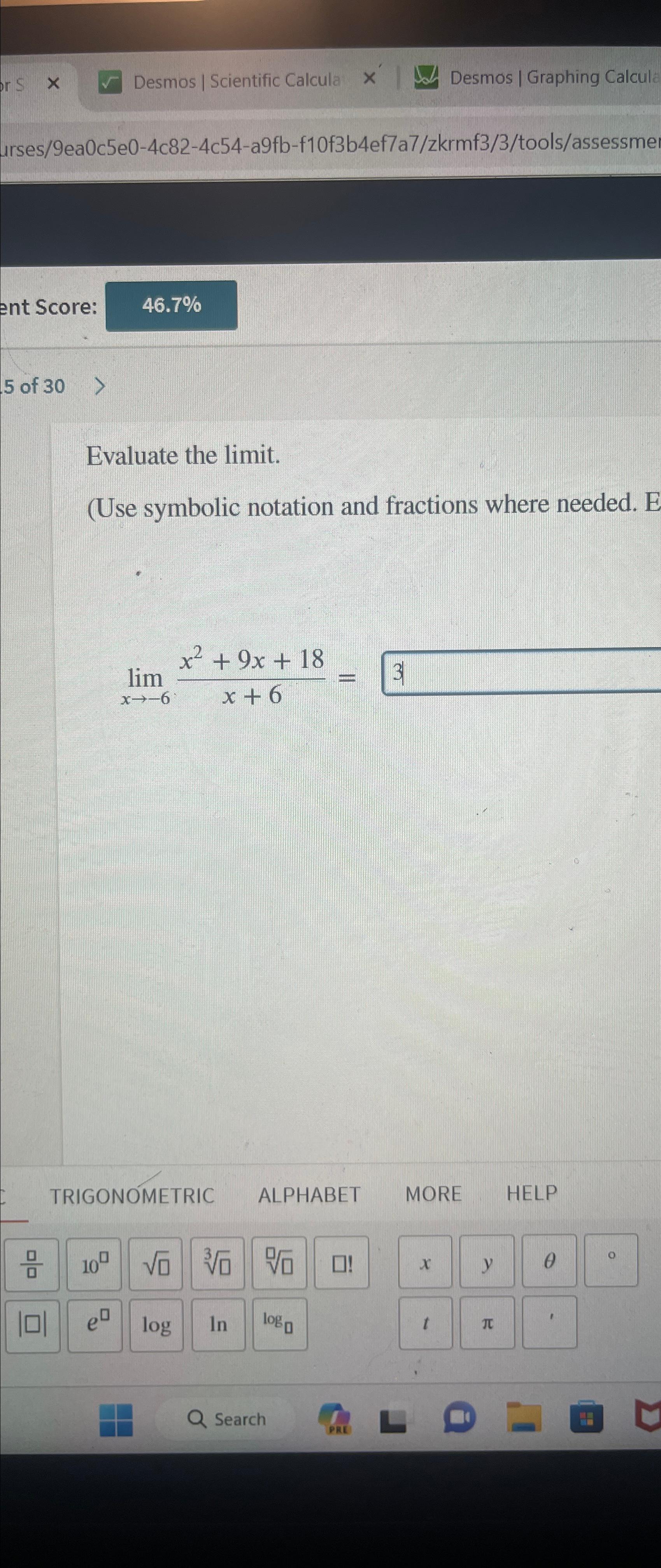Solved Desmos | ﻿Scientific CalculaDesmos | ﻿Graphing | Chegg.com