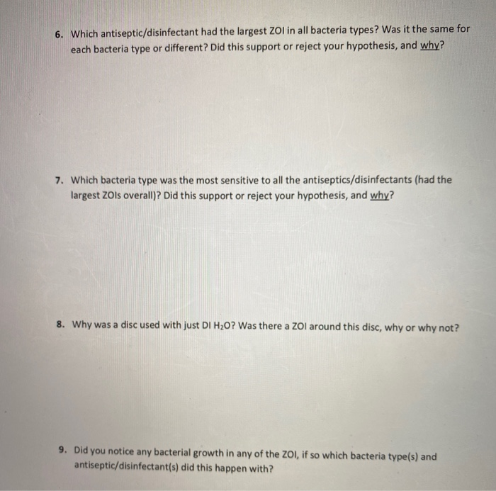 POST-LAB QUESTIONS - Natural Selection - Lab #10 Part | Chegg.com