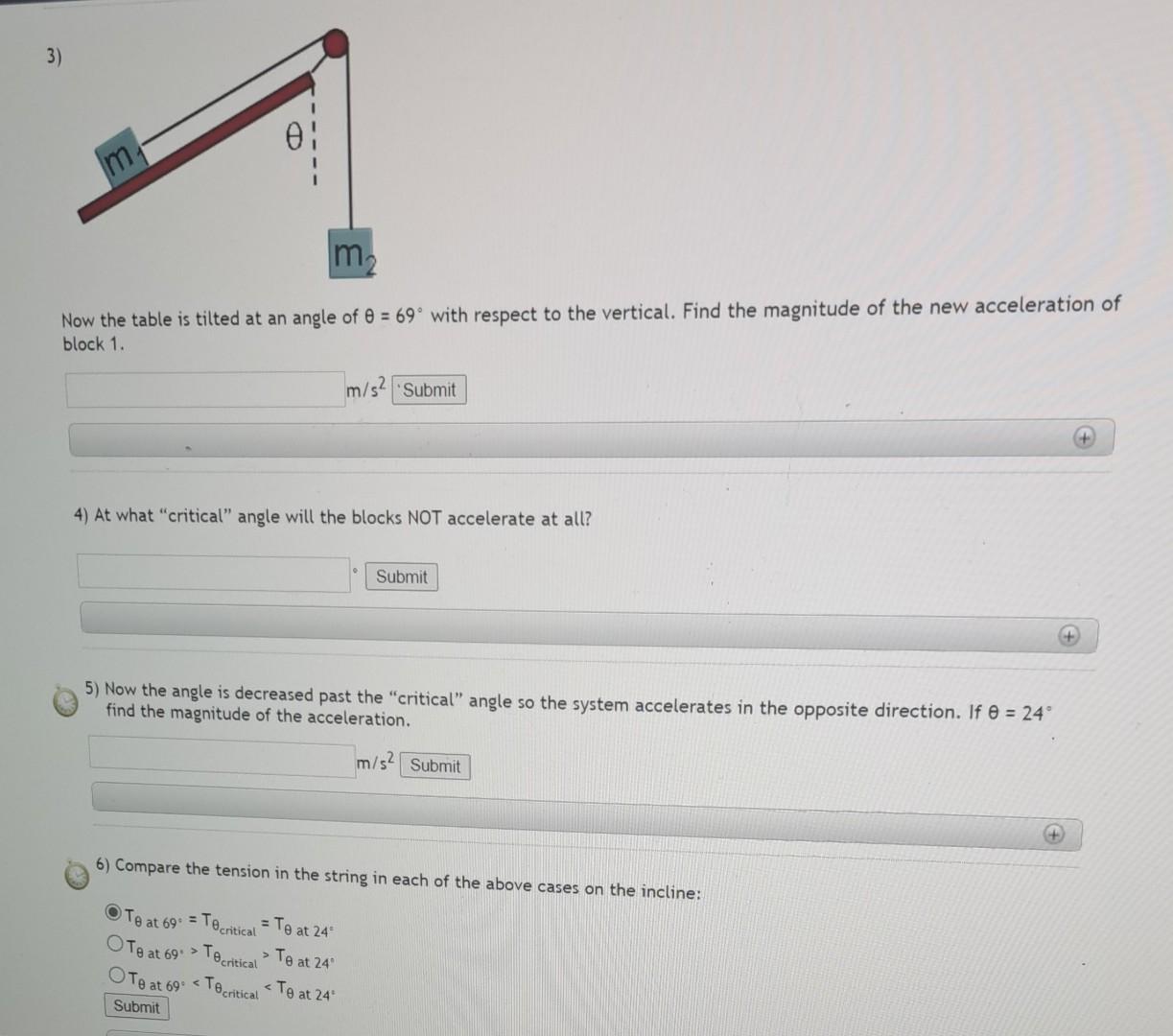 Solved A mass m1=6.7 kg rests on a frictionless table. It is | Chegg.com