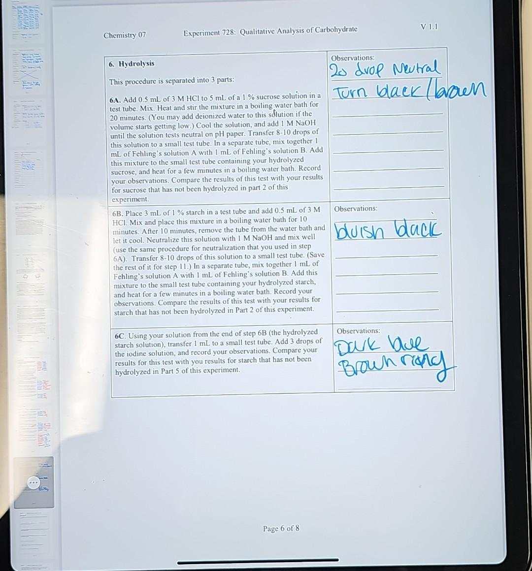 Solved Section 3: Procedure Note: Several tests require a | Chegg.com
