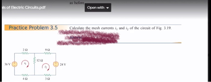 Solved Practice Problem 3.2 Find the voltages at the three | Chegg.com