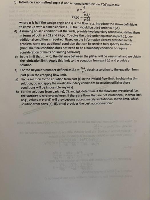 Solved 1. Consider steady-state converging flow (that is, | Chegg.com