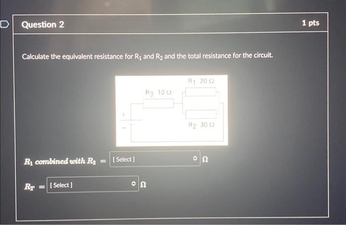 Solved Calculate the equivalent resistance for R1 and R2 and | Chegg.com