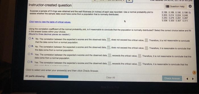 Solved Instructor-created question Question Help Suppose a | Chegg.com