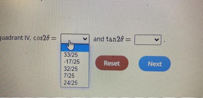 Solved Select the correct answer from each drop-down menu. | Chegg.com