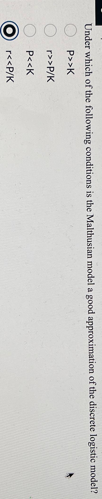 Solved Under which of the following conditions is the | Chegg.com