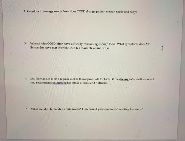 Solved NFS 2230 Therapeutic Nutrition Case Study - Crohn's | Chegg.com