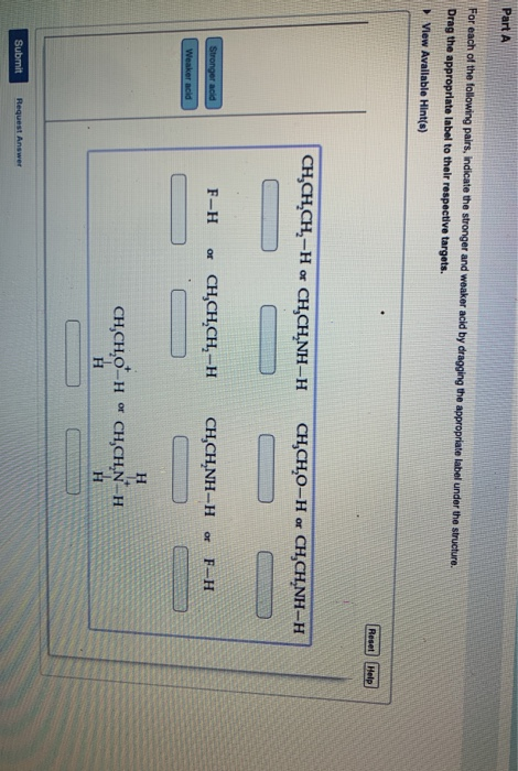 Solved Part A For each of the following pairs, indicate the | Chegg.com