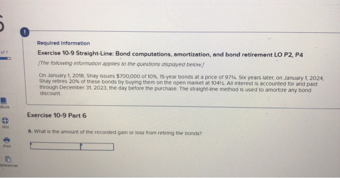 Required information Exercise 10-9 Straight-Line: | Chegg.com