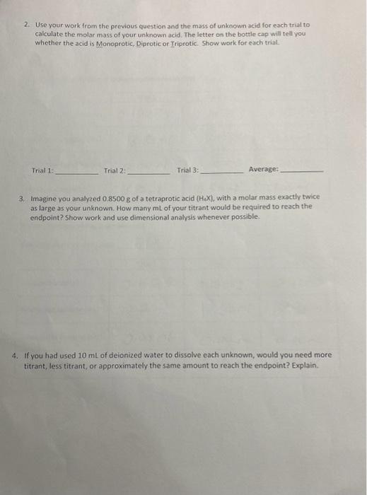 Solved Part A: Standardization of sodium hydroxide solution | Chegg.com