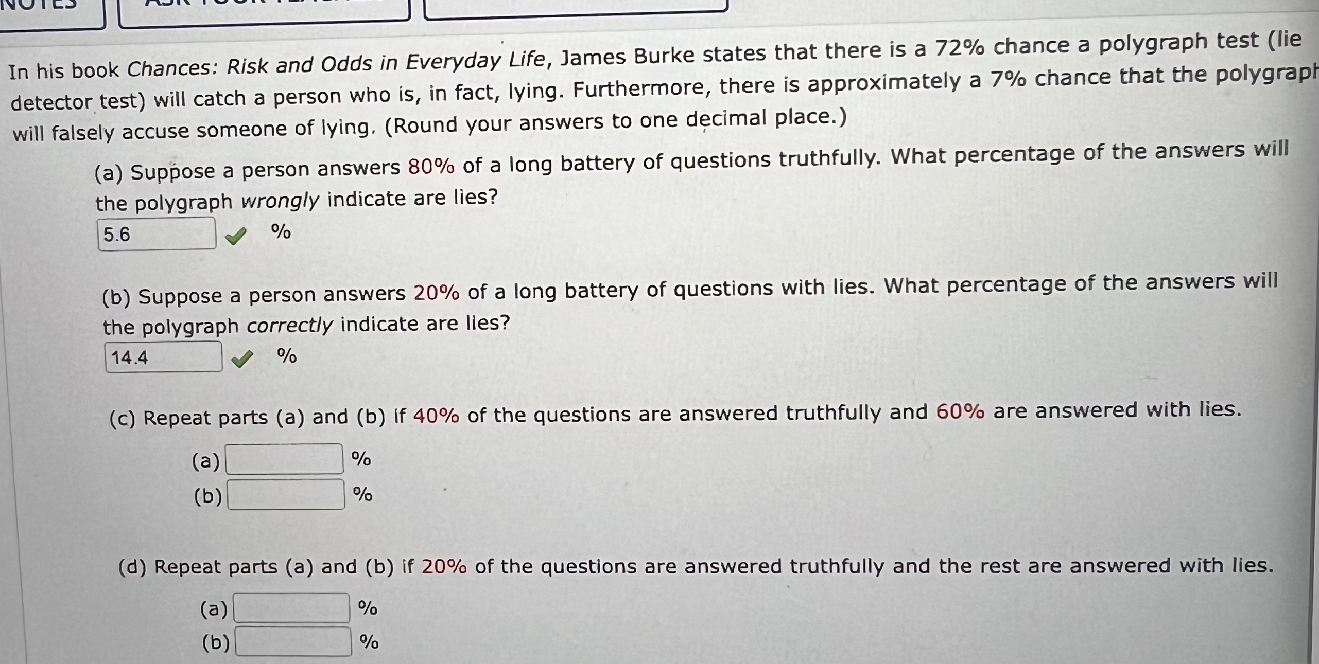 Solved In his book Chances: Risk and Odds in Everyday Life, | Chegg.com