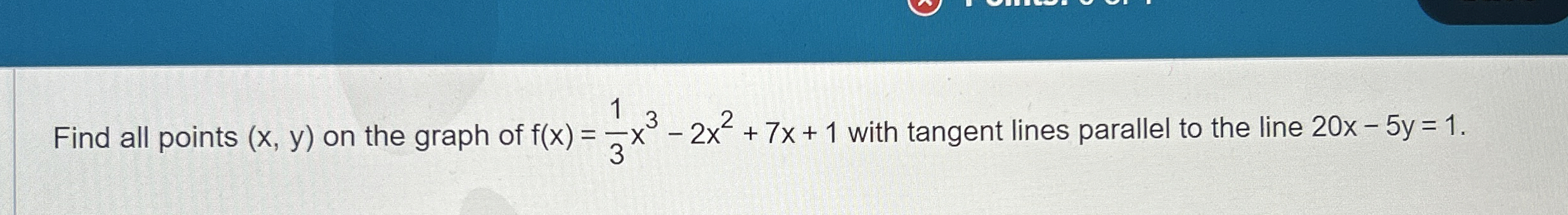 Solved Find all points (x,y) ﻿on the graph of | Chegg.com