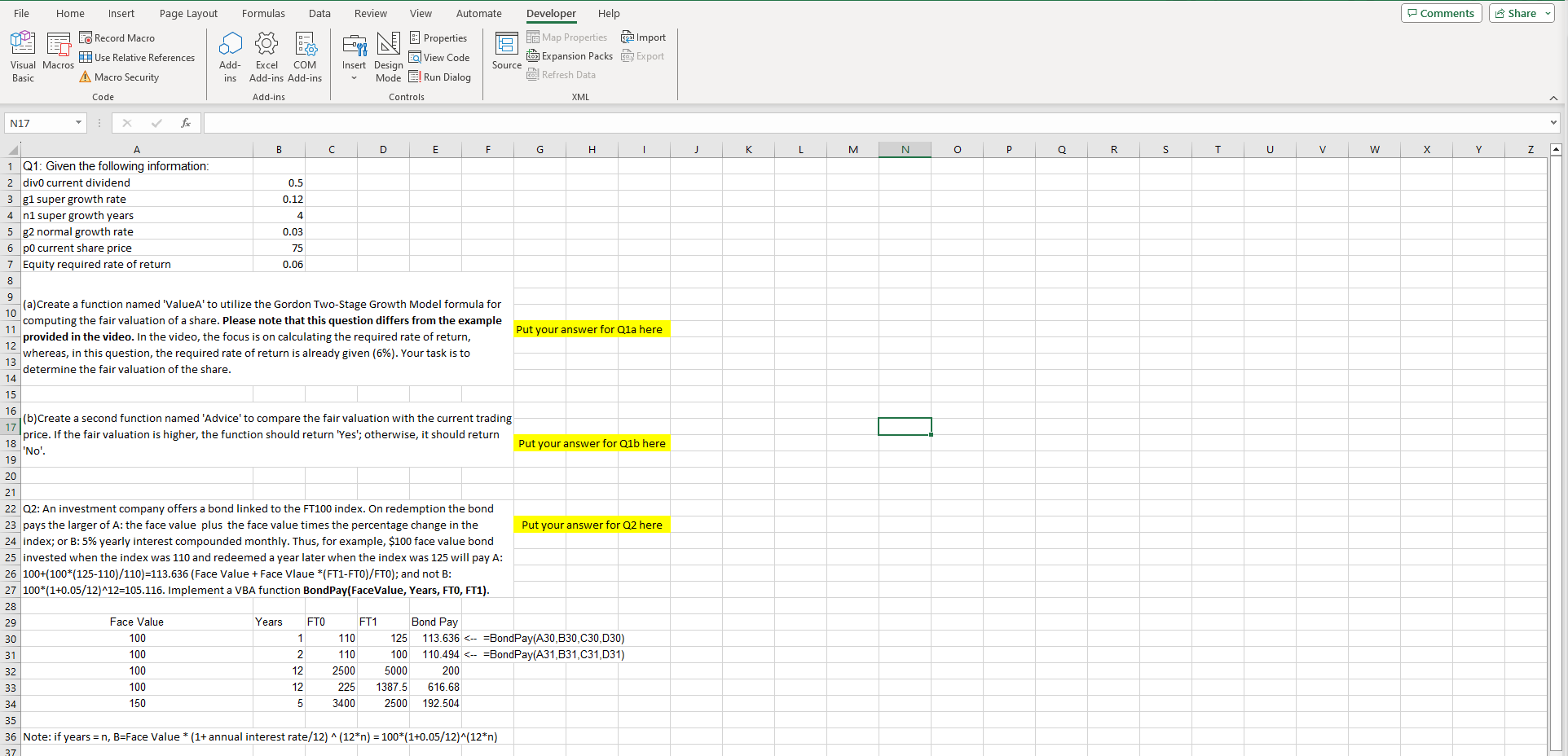 Solved I'm having trouble with the developer code and help | Chegg.com