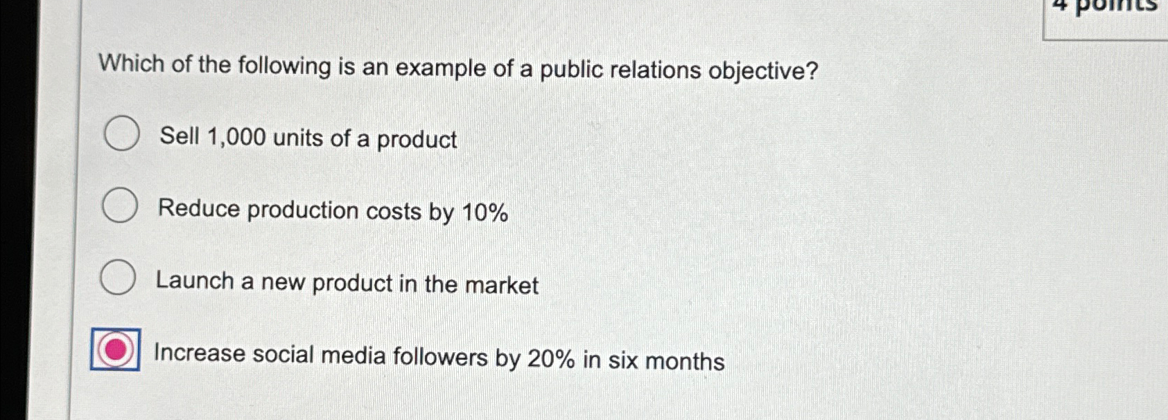 Solved Which of the following is an example of a public | Chegg.com