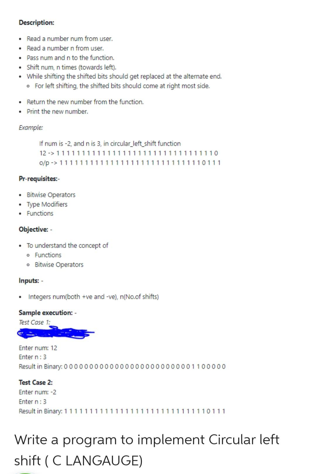 Solved Description: - Read a number num from user. - Read a | Chegg.com