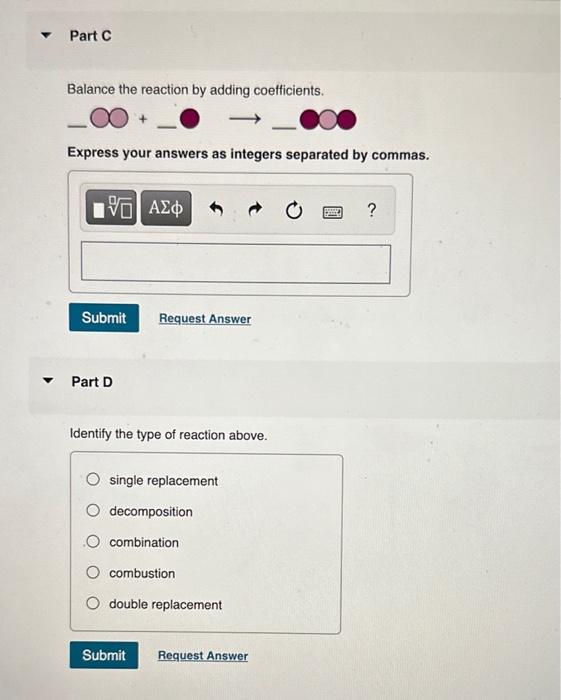 Solved Balance the reaction by addina coefficients. Express | Chegg.com
