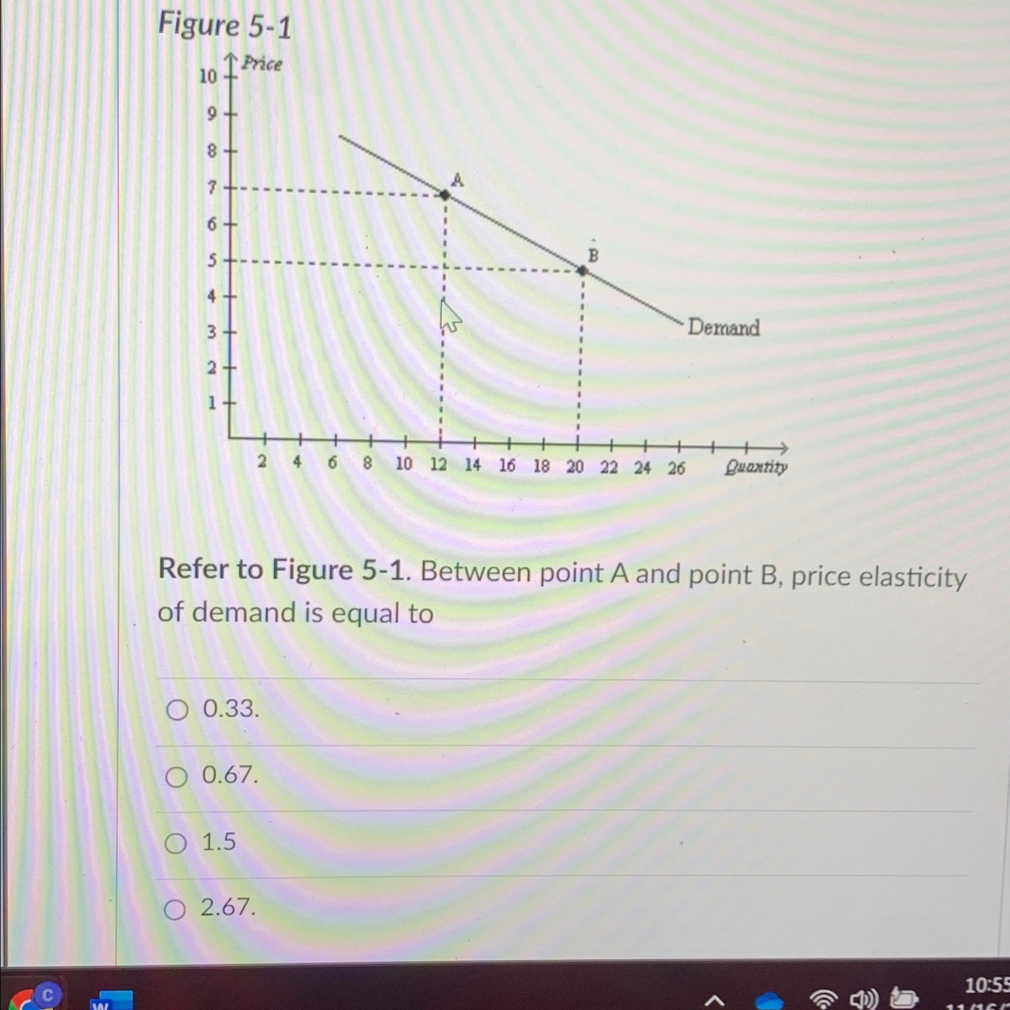 Solved Figure 5-1Refer to Figure 5-1. ﻿Between point A and | Chegg.com