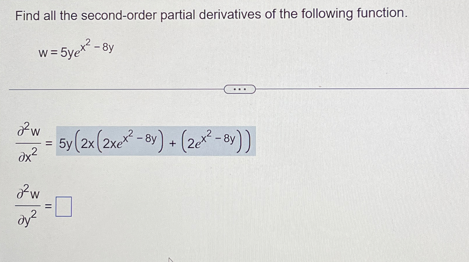 Solved Find all the second-order partial derivatives of the | Chegg.com