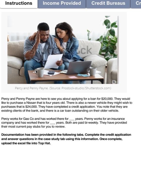 Percy and Penny Payne are here to see you about | Chegg.com