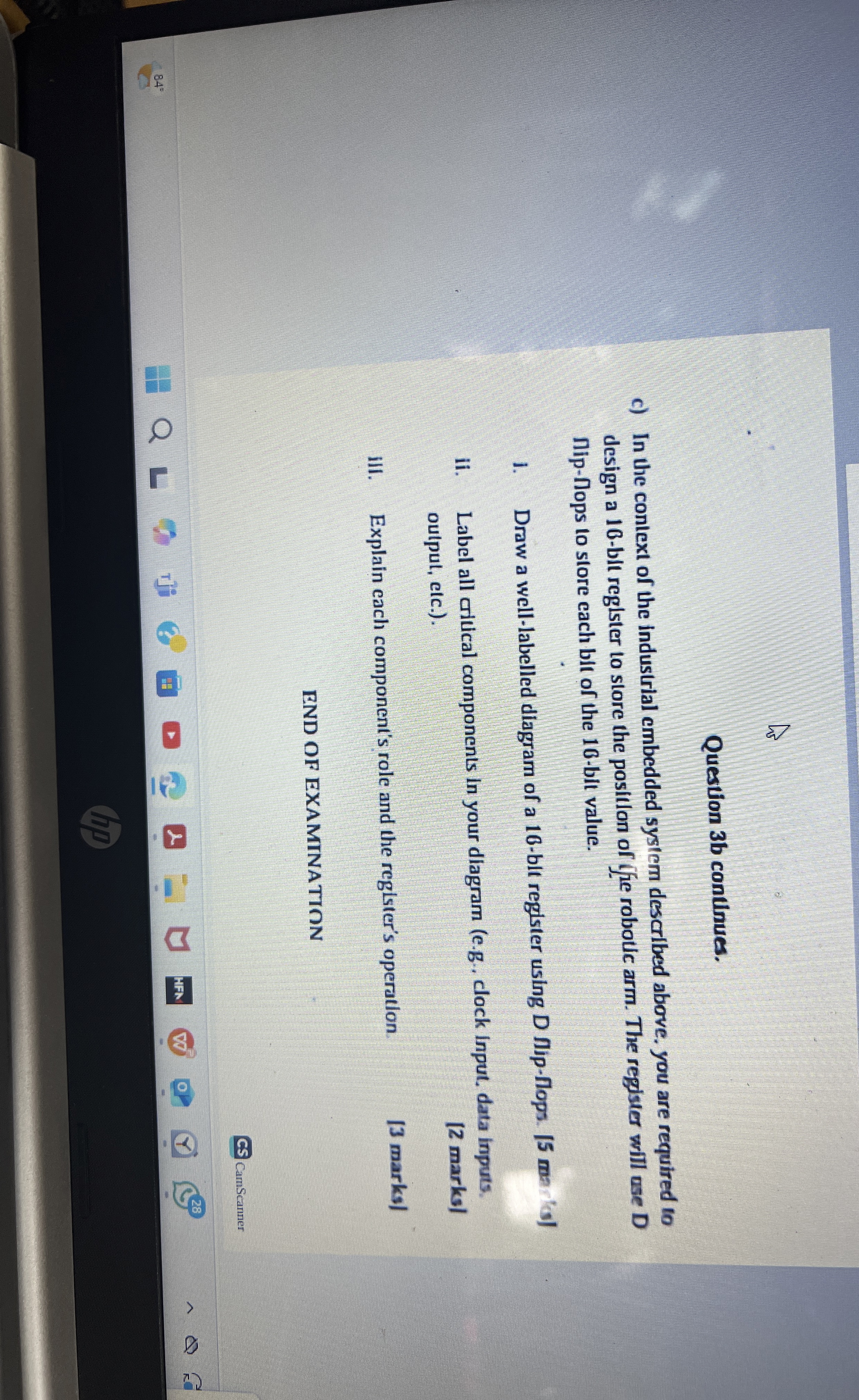 Solved In a modern industrial embedded system for an | Chegg.com
