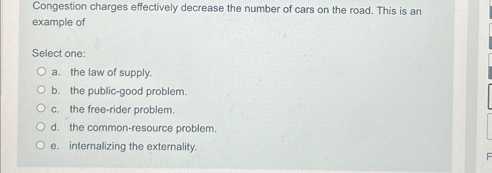 Solved Congestion charges effectively decrease the number of | Chegg.com