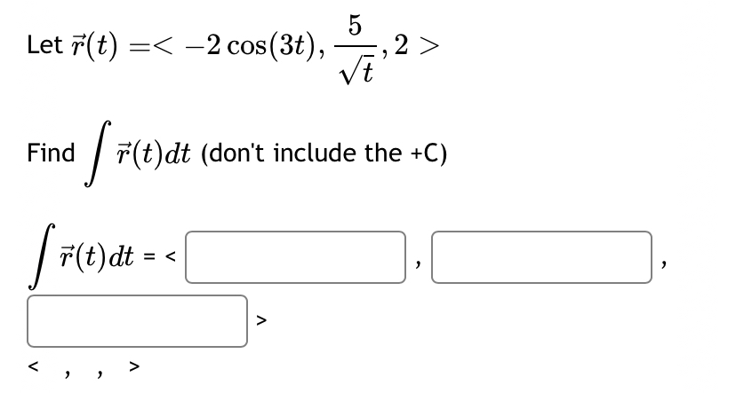 Solved Let vec(r)(t)= Find | Chegg.com