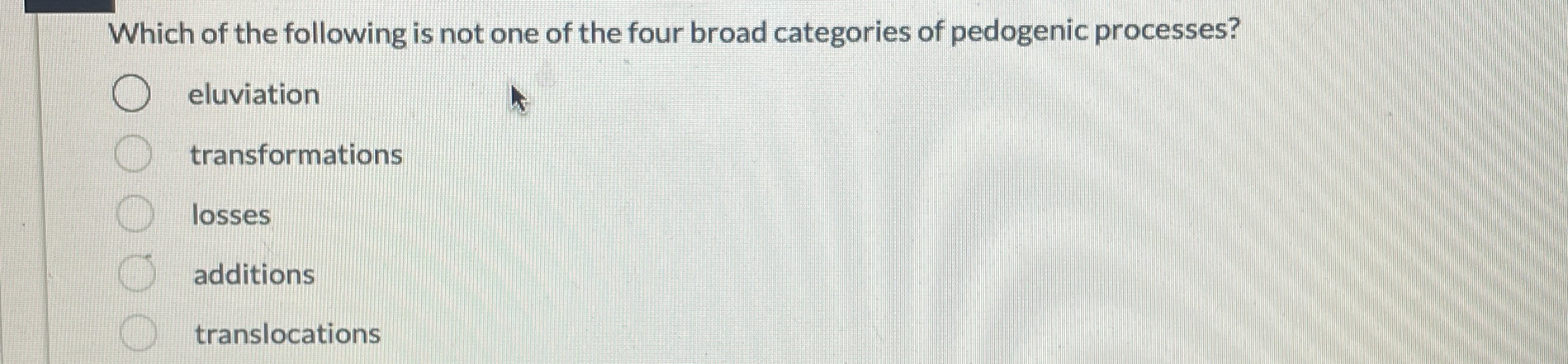 Solved Which of the following is not one of the four broad | Chegg.com