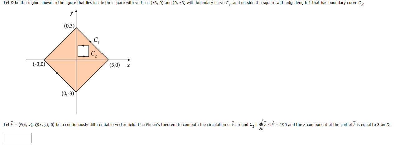 Solved Let D ﻿be the region shown in the figure that lies | Chegg.com