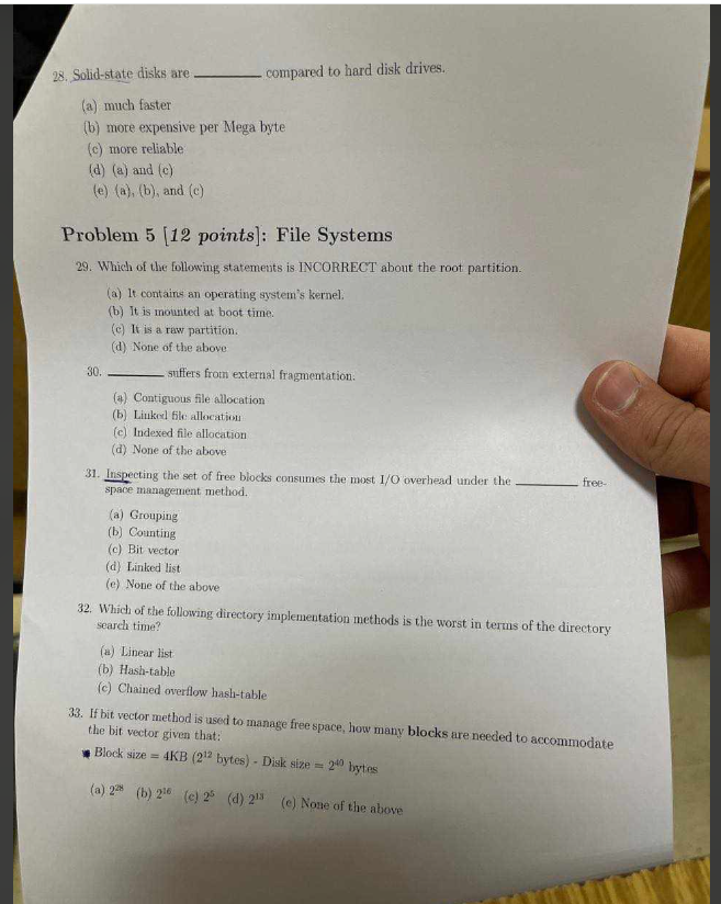 Solved Solid-state disks arecompared to hard disk drives.(a) | Chegg.com