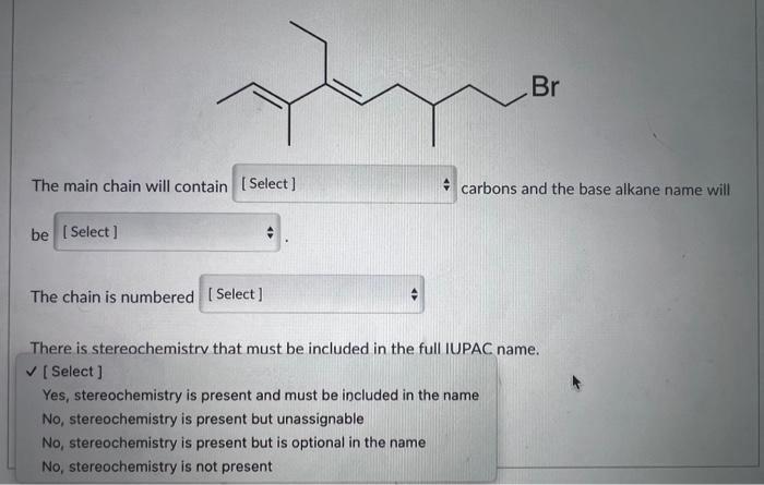 Solved The main chain will contain carbons and the base | Chegg.com