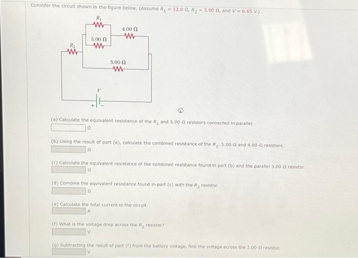 Solved Consider the circuit shown in the figure below. | Chegg.com