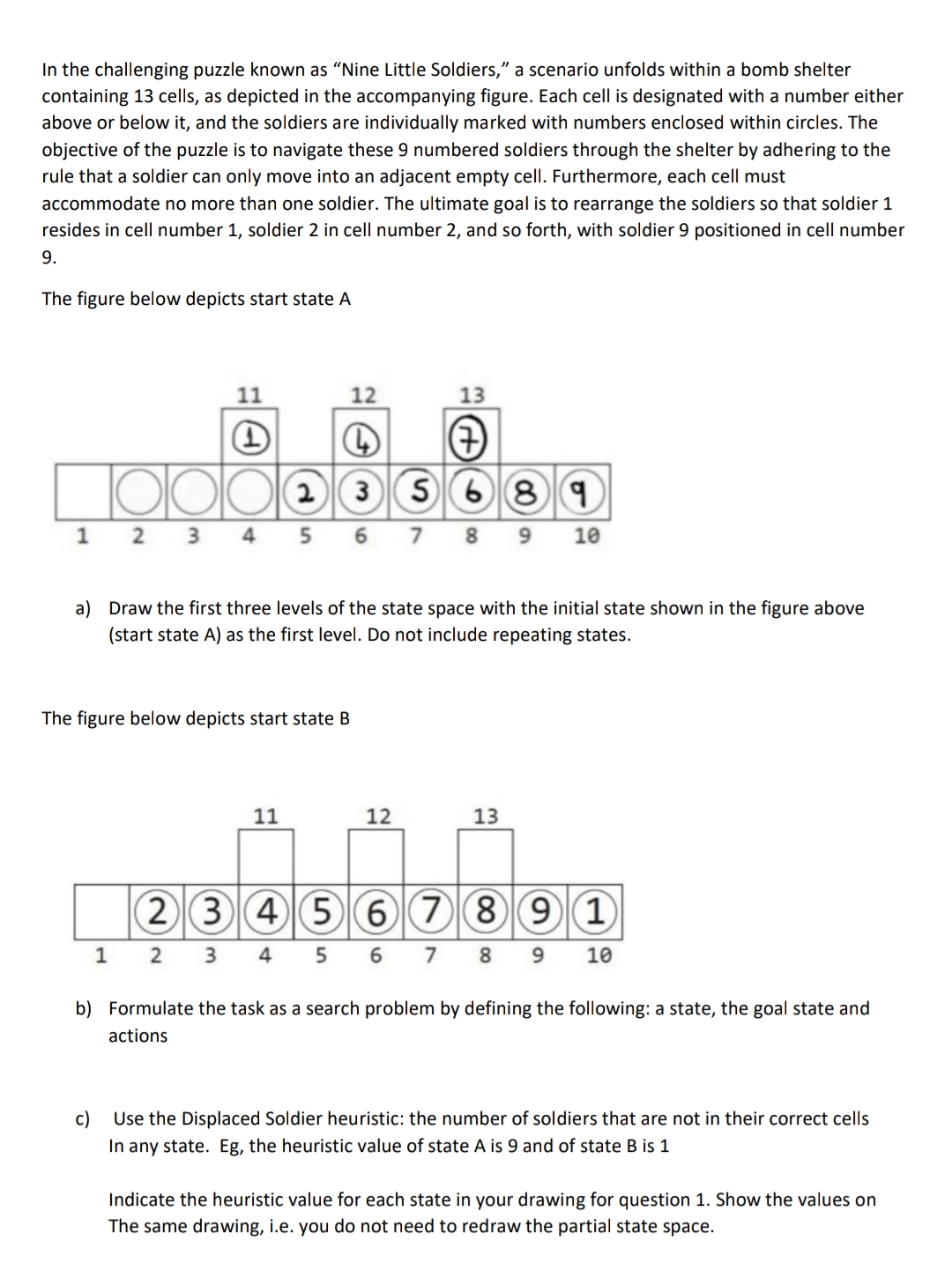 Solved In the challenging puzzle known as "Nine Little | Chegg.com