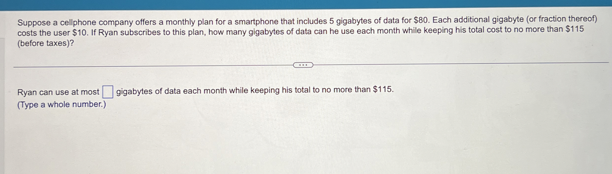 Solved Suppose a cellphone company offers a monthly plan for | Chegg.com
