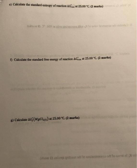 Solved Question 5. (35 marks) In the Kroll process, the | Chegg.com