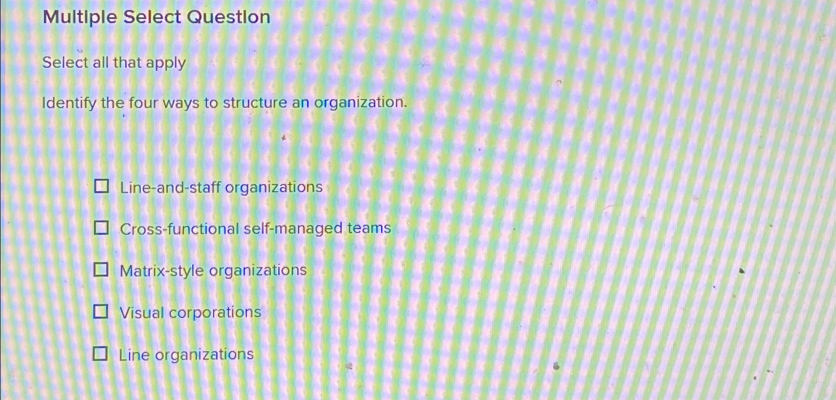 Solved Multiple Select QuestlonSelect all that applyIdentify | Chegg.com