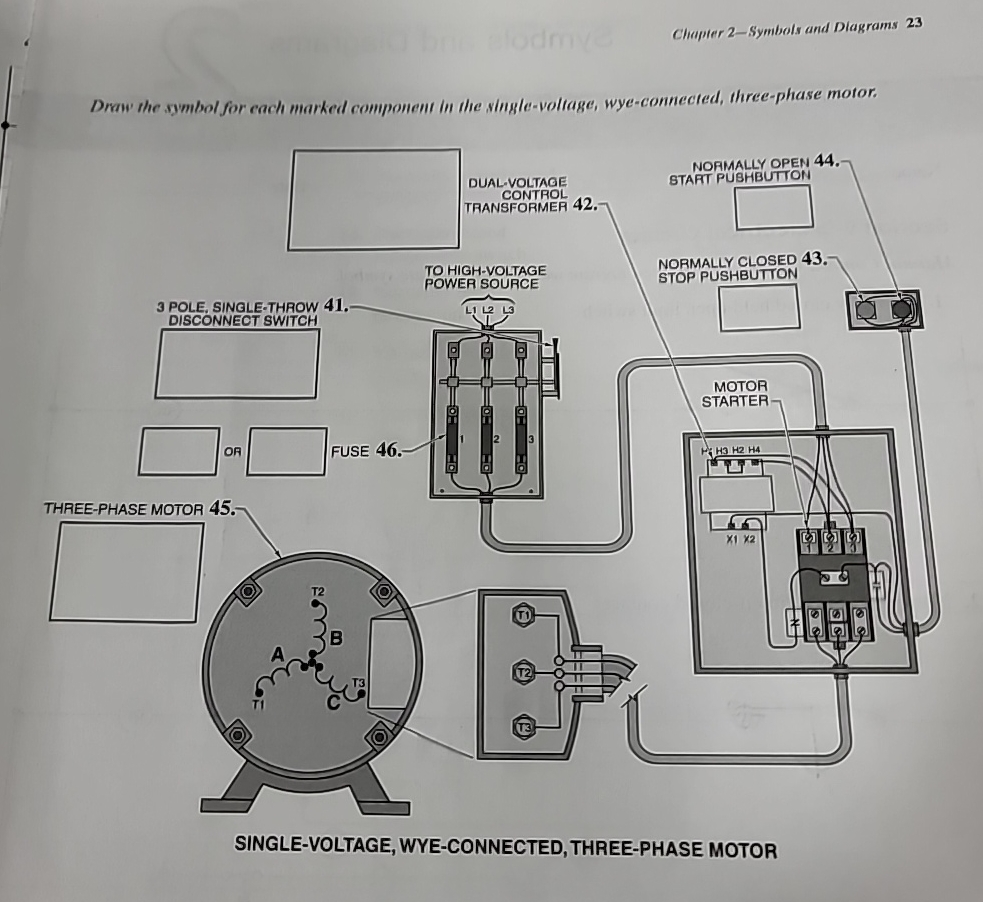 Solved Chapter 2-Symbols and Dlagrams 23Draw the symbol for | Chegg.com